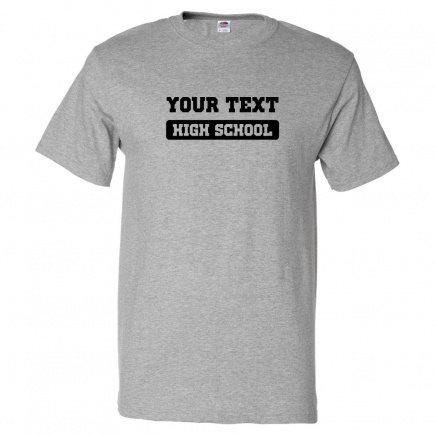 Custom High School Name Shirt