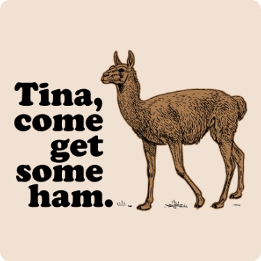 Tina Come Get Some Ham T-Shirt